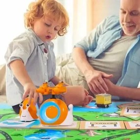 Robobloq Qobo Programovatelný interaktivní šnek pro děti modrá/oranžov