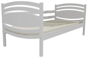 Dětská postel masiv 032 borovice masiv 90 x 200 cm bílá