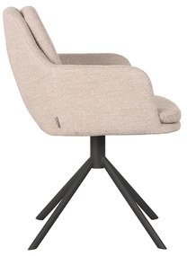 LABEL51 Jídelní židle JOY bílé bouclé IH-50.209