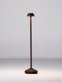 Venkovní stojací lampa Arion hnědá