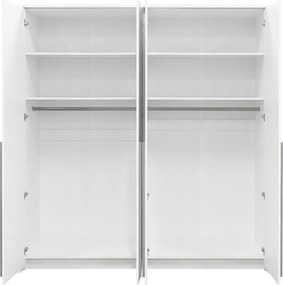 STO Šatní skříň GENUA 210 cm, Bílá