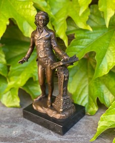 Bronzová socha soška Beethoven