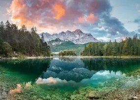 Ravensburger Puzzle Zugspitze u jezera Eibsee / 1000 dílků / od 14 let
