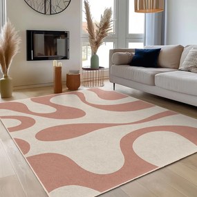 Růžový pratelný koberec 120x180 cm Strawberry Latte – Mila Home