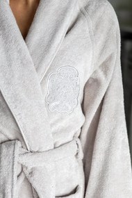 Modalový unisex župan DELUXE XL Světle modrá