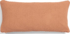 Polštář Nordic Knit z organické bavlny 30 x 60 cm pískový