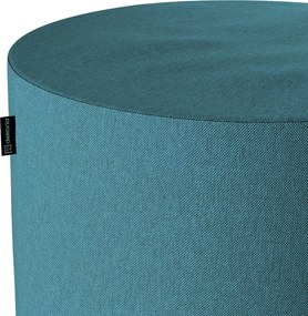 Sedák Barrel- válec pevný barva modrá látka pletený vzor