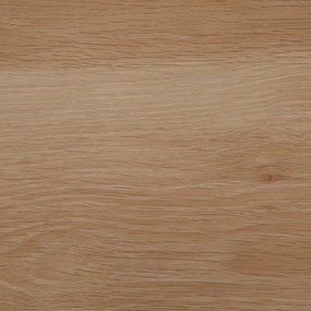 HOMCOM Toaletní stolek s kulatým zrcadlem Ф39cm, Toaletní stolek se zásuvkou s dekorací džungle, Bílý a dubový, 70x39x119-128cm
