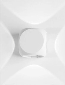 NV 9226215 Venkovní nástěnné svítidlo ZARI bílý hliník a sklo Osram LED 4x1W 3000K 100-240V 4x38st. IP54 světlo ve čtyřech směrech - NOVA LUCE