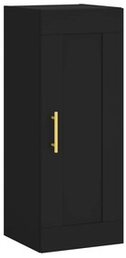 Skříň highboard černá 34,5 x 34 x 180 cm kompozitní dřevo,  3200442