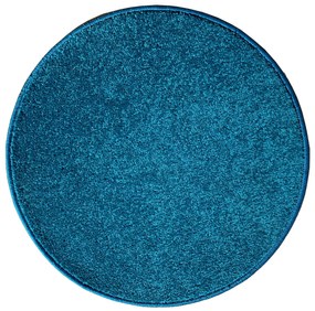 Vopi koberce Kusový koberec Eton Exklusive turkis kruh - 100x100 (průměr) kruh cm