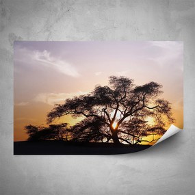 Plakát - Silueta stromu (60x40 cm) - PopyDesign