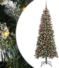 Umělý vánoční stromeček Zelená 180 cm PVC, plast a ocel 3395820