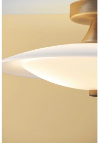 Halo Design 990150 stropní svítidlo Baroni opál/mosaz, ø35cm