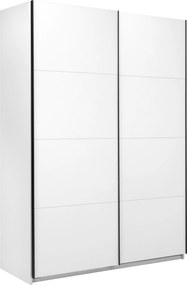 XXXLutz ŠATNÍ SKŘÍŇ S POSUVNÝMI DVEŘM, bílá, 150/211,5/61,5 cm P & B - Šatní skříně - 000885001201