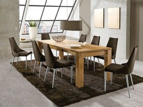 Massivo.cz Rozkládací jídelní stůl Bold 160, dub, masiv (160x90 cm)