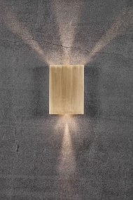 NOR 2019051035 Venkovní nástěnné svítidlo Fold 15 2x5W LED mosaz čirá - NORDLUX