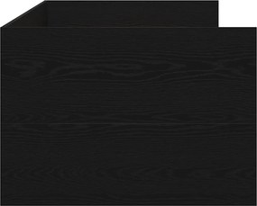Daybed se zásuvkou Černý dub 90 x 190 cm Kompozitní dřevo 3333998