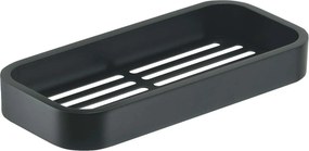 Sapho Gedy Smart - Polička do sprchy 24x3x11 cm, černá mat 321814