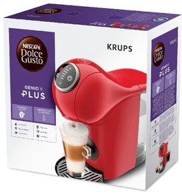 Krups - Kávovar na kapsle NESCAFÉ DOLCE GUSTO GENIO S PLUS 1500W červená