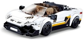 Sluban Model Bricks M38-B0957 Bílý italský sporťák
