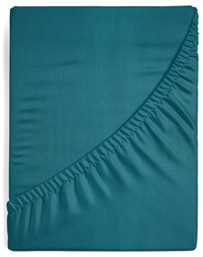 ELASTICKÉ JERSEY PROSTĚRADLO 160X200 CM, VÝŠKA 30 CM TYRKYSOVÁ