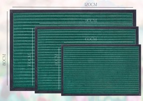 Hanse Home Collection koberce Rohožka Mix Mats Striped 105650 Smaragd Green ROZMĚR: 40x60