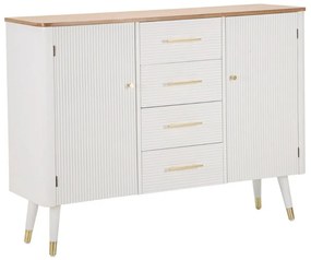Designová komoda Gerlinde 117 cm bílá
