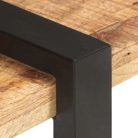 TV stolek 160 x 40 x 40 cm masivní hrubé mangovníkové dřevo 320497