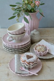 IB LAURSEN Keramická forma na muffiny Mynte Latte, béžová barva, keramika