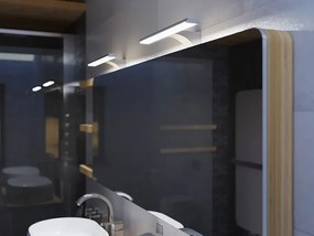 PANLUX Nástěnné LED svítidlo nad zrcadlo do koupelny ELESAR 12W IP44 - neutrální