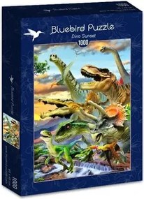 BLUEBIRD Puzzle Soumrak dinosaurů / 1000 dílků / od 14 let