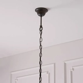 Endon 63937 - Lustr na řetězu Tiffany ASTORIA 1xE27/60W/230V pr. 40 cm