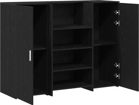 Recepční stůl černý dub 135x50x103,5 cm kompozitní dřevo 3324188