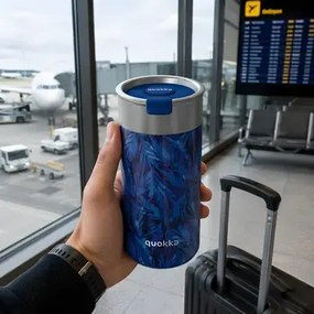 Quokka Boost 400ml Night Forest / Termohrnek se sítkem / nerezová ocel
