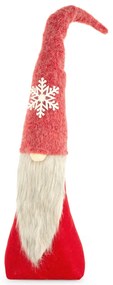 VÁNOČNÍ DEKORAČNÍ FIGURKA MANIKIN 87 CM ČERVENÁ