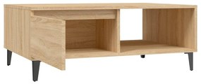 vidaXL Konferenční stolek dub sonoma 90 x 60 x 35 cm dřevotříska