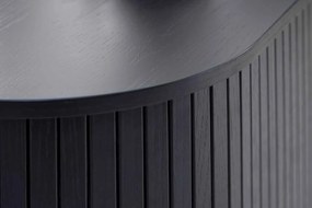 Designový TV stolek Vasiliy 120 cm černý dub