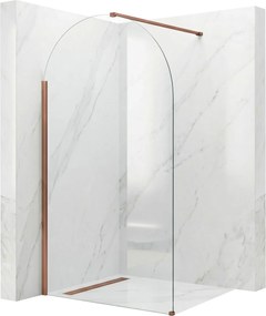 Rea, Sprchová zástěna Rea Heaven Brush Copper 120, REA-K6689