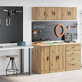 Garážové skříně 2 ks dub artisan kompozitní dřevo 3328295