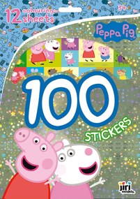 JIRI MODELS 100 samolepek + omalovánky prasátko Peppa Pig 1