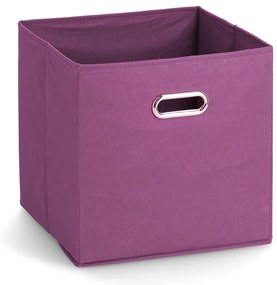 Zeller Textilní úložný box fialový 32x32x32 cm