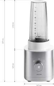 Stolní mixér Enfinigy 0,5 l stříbrný