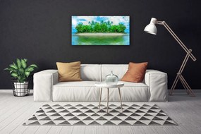 Obraz na plátně Moře Ostrov Krajina 120x60 cm
