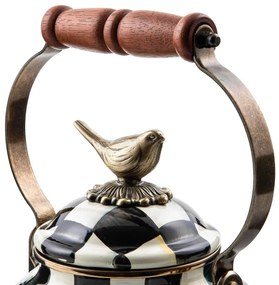 Mackenzie-Childs Smaltovaná konvice Mackenzie-Childs 2,83L - COURTLY CHECK Bird