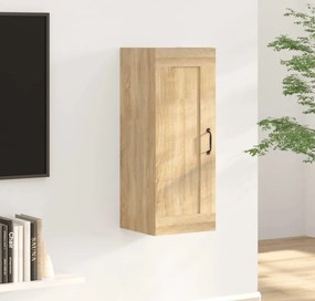 vidaXL Závěsná skříňka 35 x 34 x 90 cm kompozitní dřevo [812475] Barva: Bílá