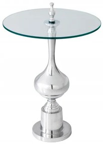 Stříbrný odkládací stolek Abstract