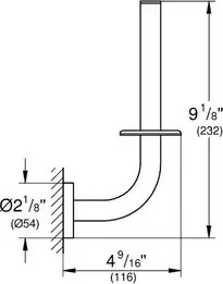 Grohe Essentials - Držák rezervního toaletního papíru kartáčovaný Warm