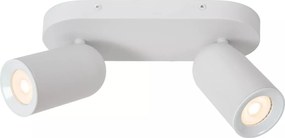 Lucide 13958/02/31 - Bodové svítidlo PUNCH 2xGU10/35W/230V bílá