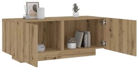 Noční stolek dub artisan 100x35x40 cm kompozitní dřevo 3329174